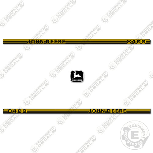 Fits John Deere 8400 Tractor Decal Kit – Equipment Decals