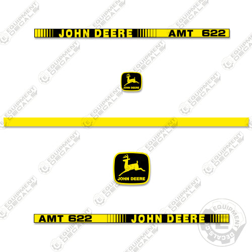 Fits John Deere AMT622 Decal Kit Utility Vehicle 5-Wheel – Equipment Decals