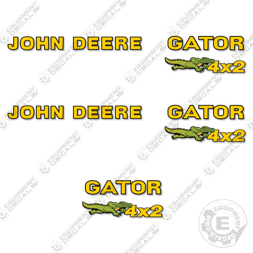 Fits John Deere Gator Decal Kit Utility Vehicle 1999 – Equipment Decals