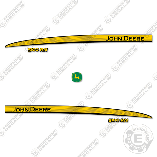 Fits John Deere 5100 RN Decal Kit Tractor – Equipment Decals