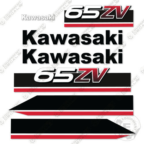 Fits Kawasaki 65ZV Decal Kit Wheel Loader – Equipment Decals