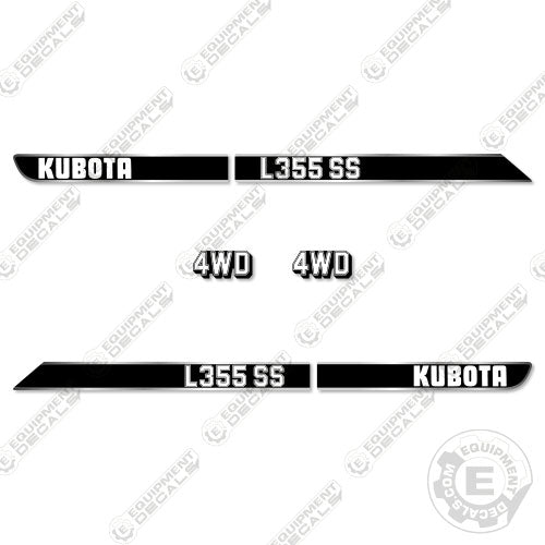 Fits Kubota L355 SS Decal Kit Tractor – Equipment Decals