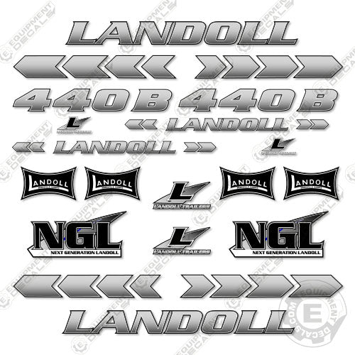 Fits Landoll 440B Decal kit Trailer – Equipment Decals