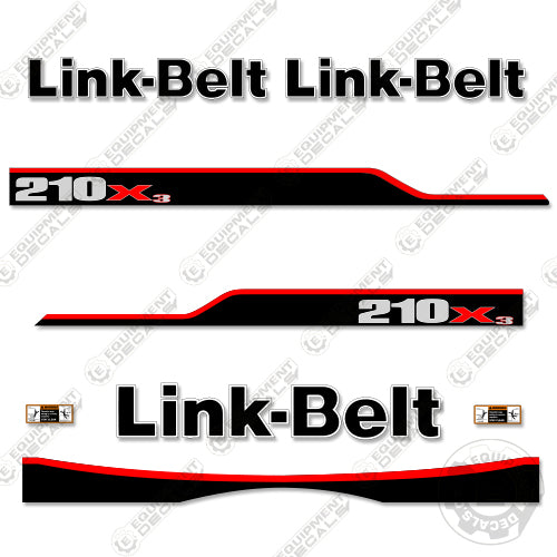 Fits Link-Belt 210X3 Decal Kit Excavator – Equipment Decals