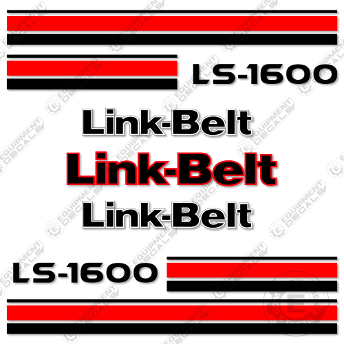 Fits Link-Belt LS-1600 Decal Kit Excavator – Equipment Decals