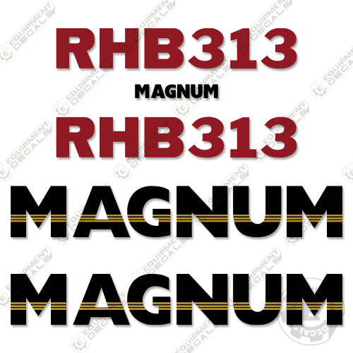 Fits Magnum RHB313 Decal Kit Hydraulic Hammer – Equipment Decals