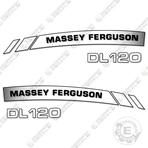 Fits Massey Ferguson DL120 Decal Kit Tractor – Equipment Decals