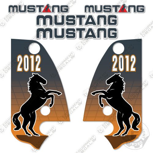 Fits Mustang 2012 Decal Kit Skid Steer – Equipment Decals