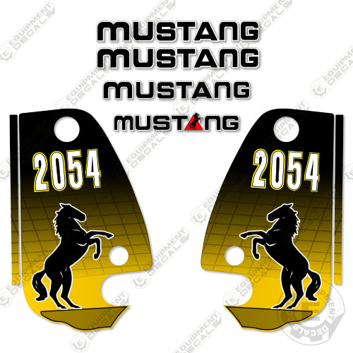 Fits Mustang 2054 Decal Kit Skid Steer – Equipment Decals