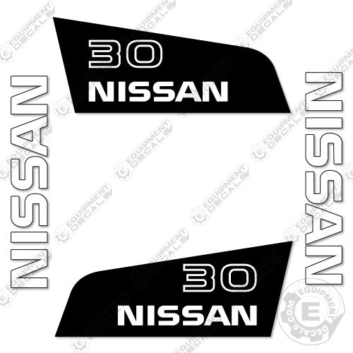 Fits Nissan 30 Decal kit Forklift – Equipment Decals
