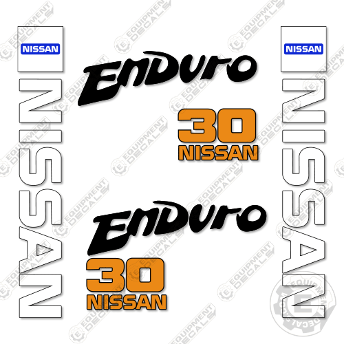 Fits Nissan 30 Enduro Decal Kit Forklift – Equipment Decals