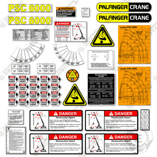 Crane Safety Stickers