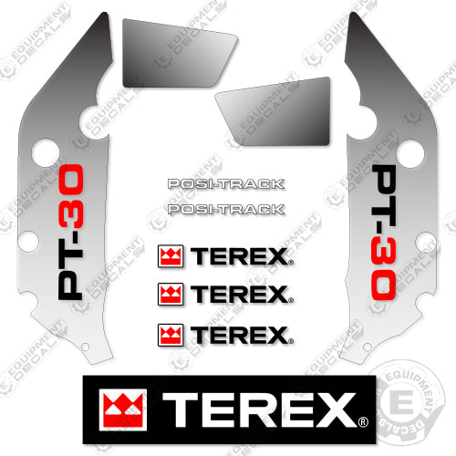 Fits Terex PT-30 Decal Kit Skid Steer Loader – Equipment Decals