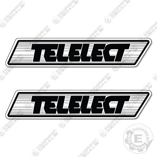 Fits Terex Telelect Decal Kit Logos (6.5 x 33) – Equipment Decals