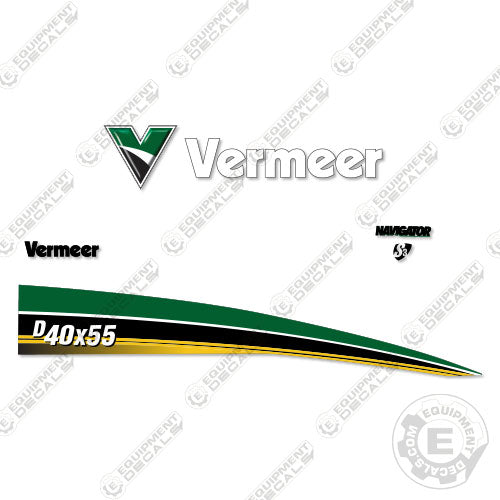 Fits Vermeer D40x55 Decal Kit Directional Drill – Equipment Decals