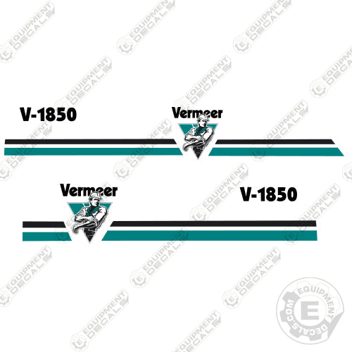 Fits Vermeer V1850 Trencher Decal Kit – Equipment Decals