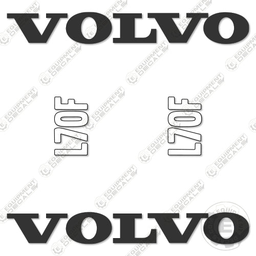 Fits Volvo L70F Decal Kit Wheel Loader – Equipment Decals